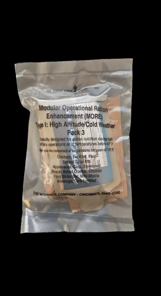 Modular Operational Ration Enhancement [MORE] Rations - Type I ...