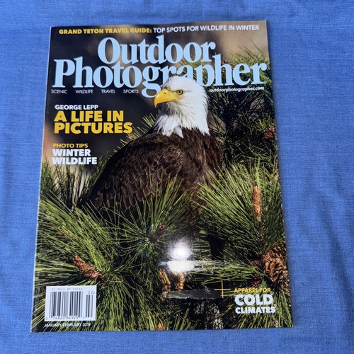 Outdoor Photographer Magazine Eagle Winter Wildlife Crabs Feb 2019 | eBay