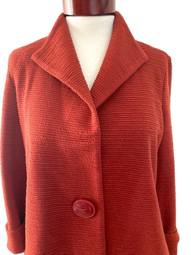 Norm Thompson Women's Long Topper Blazer Medium 3/4 sleeve Beautiful ...