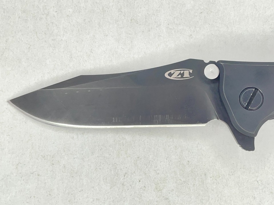 RARE Zero Tolerance ZT 0392 BLK 204P Limited Edition Hinderer / ZT ...