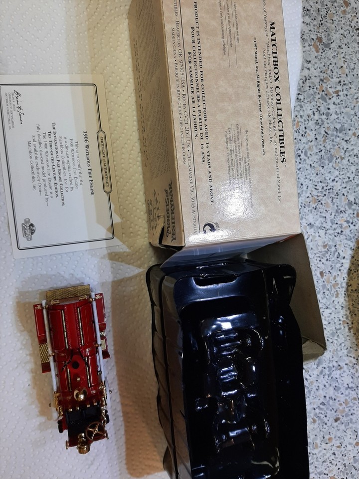 YFE 23 1906 c 1997 Waterous Fire Engine Models of Yesteryear*MB OVP ...