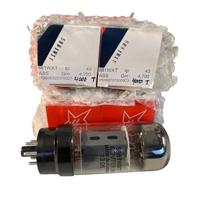 Matched Quad of Sovtek 5881WXT / 5881 Tubes Brand New in Boxes | eBay