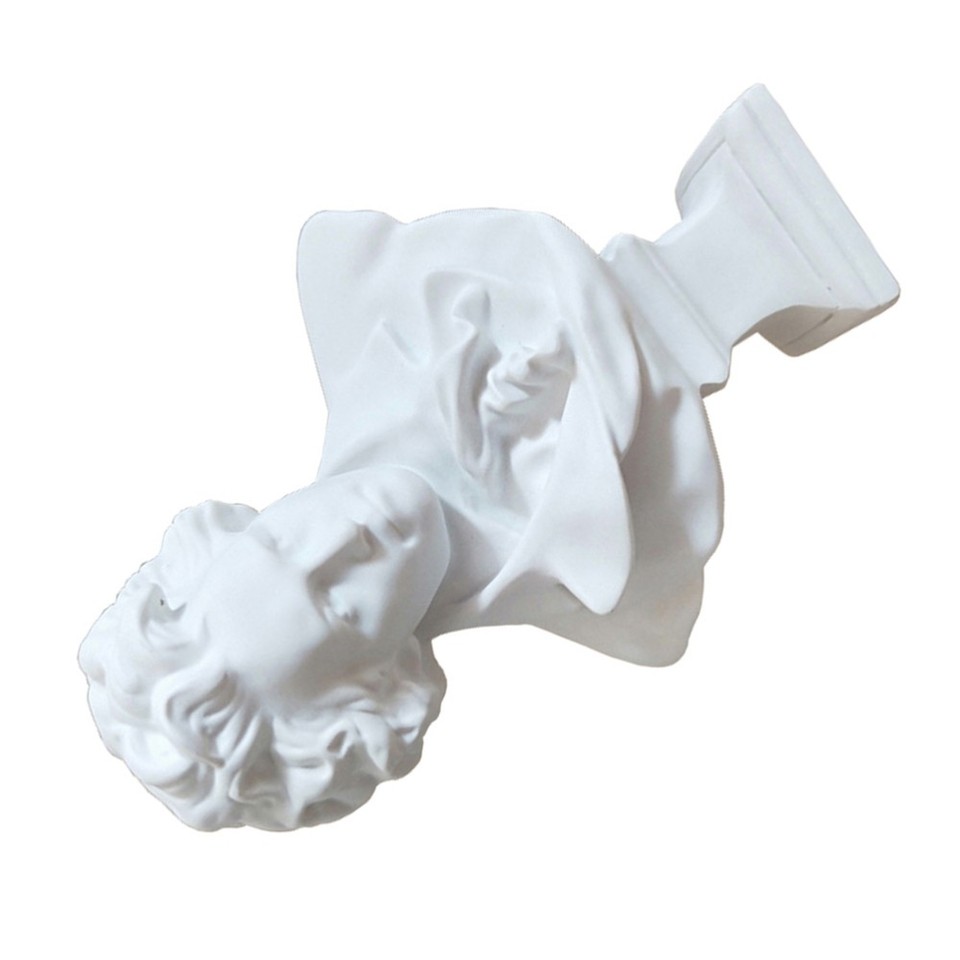 1Pc Resin Portrait Sculpture Art Decor Sketch Sculpture Character ...