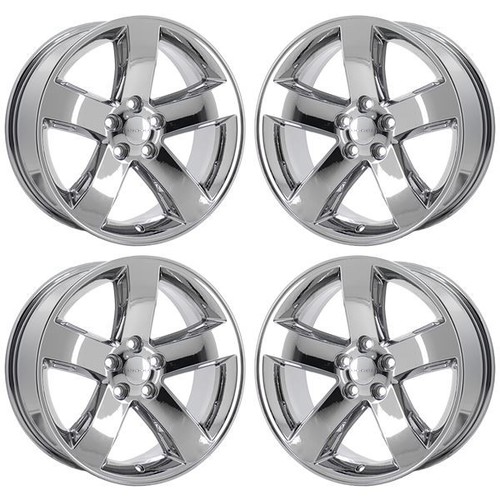 18" Dodge Challenger PVD Bright Chrome Wheels-C Rims Factory OEM 2359 ...