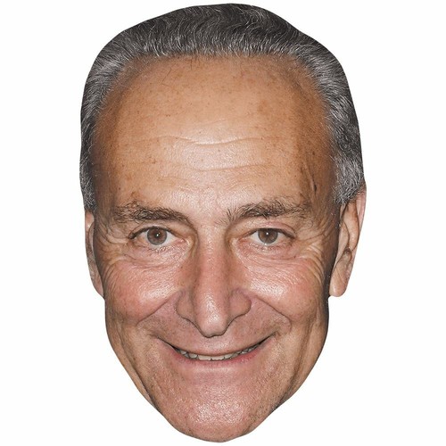 Chuck Schumer (Smile) Celebrity Mask, Flat Card Face | eBay