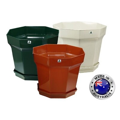 Planter Decorator Quadrant Pot Garden Octagon Flower Plastic Pots ...