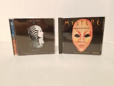 Set of 2 Cirque du Soleil CDs: "O" (Benoit Jutras) & "Mystère" (René ...