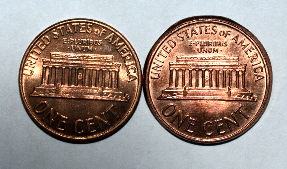 1964 Lincoln Penny Broad Struck Error L Edge Wider with Split Rim ...