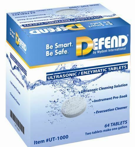 Defend UT-1000 Ultrasonic Enzymatic Cleaning Tablets - 64 Pieces for ...