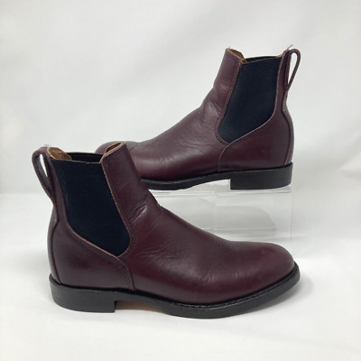 Red Wing Heritage Congress Chelsea Boots 9077 Cherry Red Mens 7.5 ...