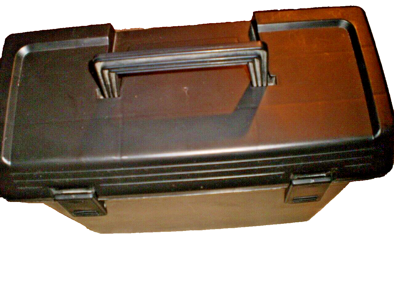 Large Black Storage Container Case with Handle | eBay