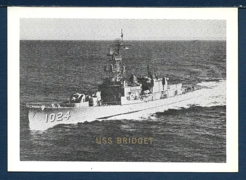 USS BRIDGET DE-1024 Destroyer Escort | eBay