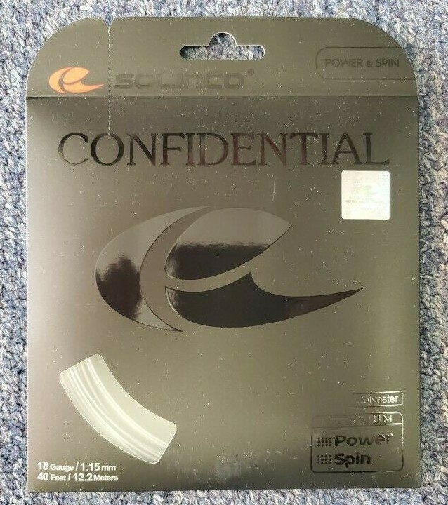 Solinco Confidential 18 Gauge 1.15mm Tennis String NEW | eBay