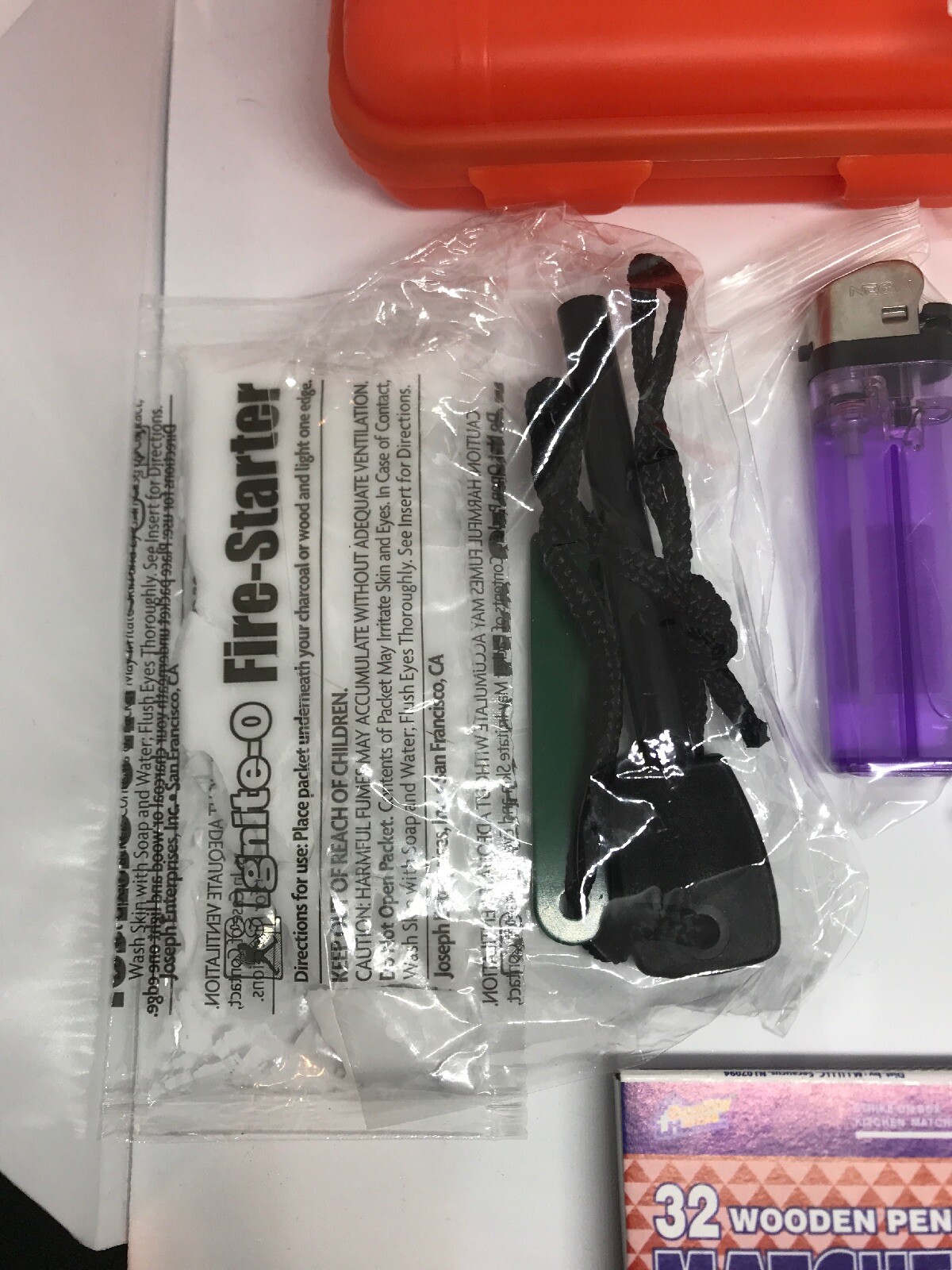 Emergency Fire Starter Kit For Survival, Camping, Emergencies ...