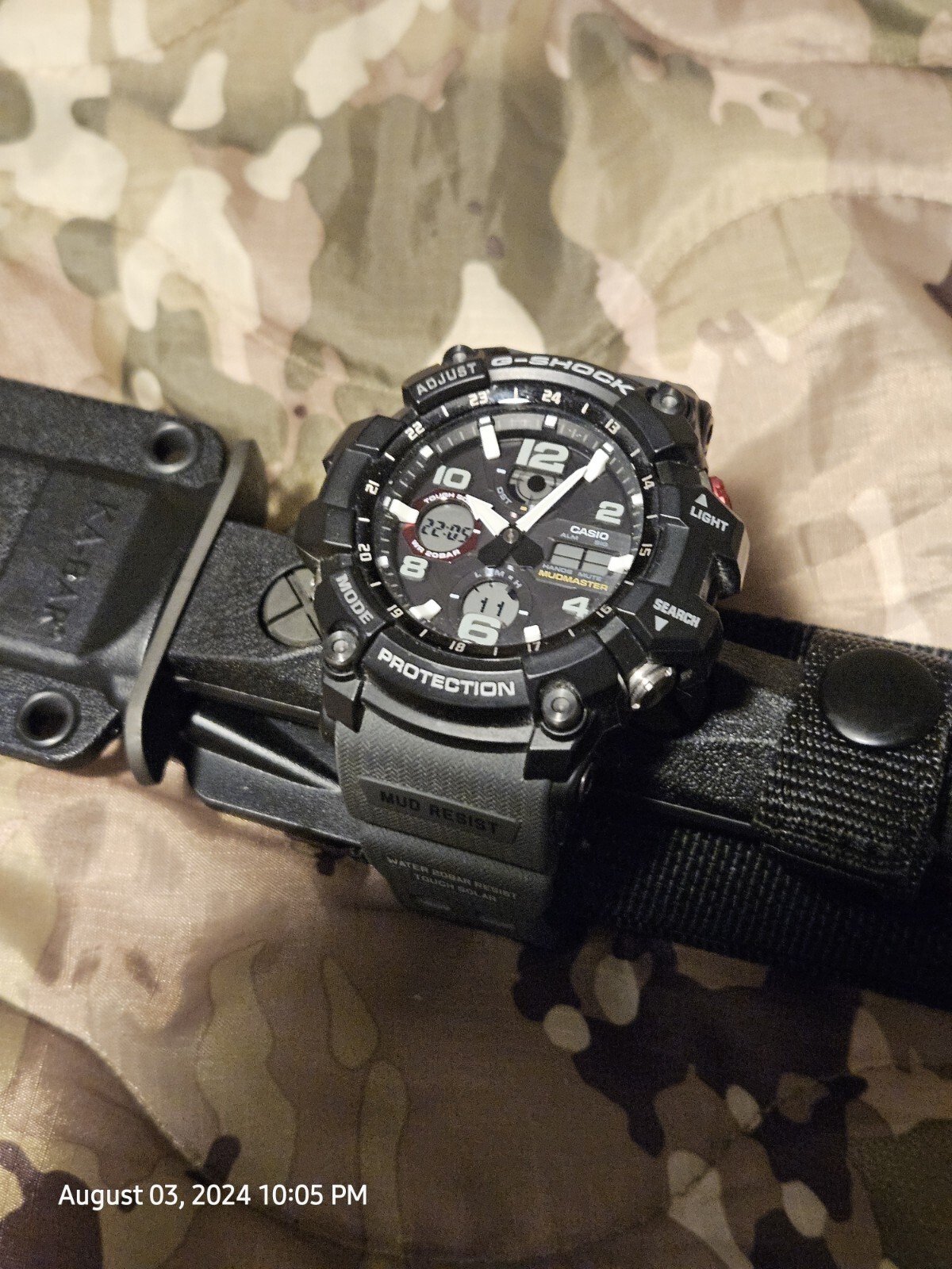 Casio G-SHOCK Master Of G Mudmaster GSG-100-1A8 55mm Black Resin Case ...