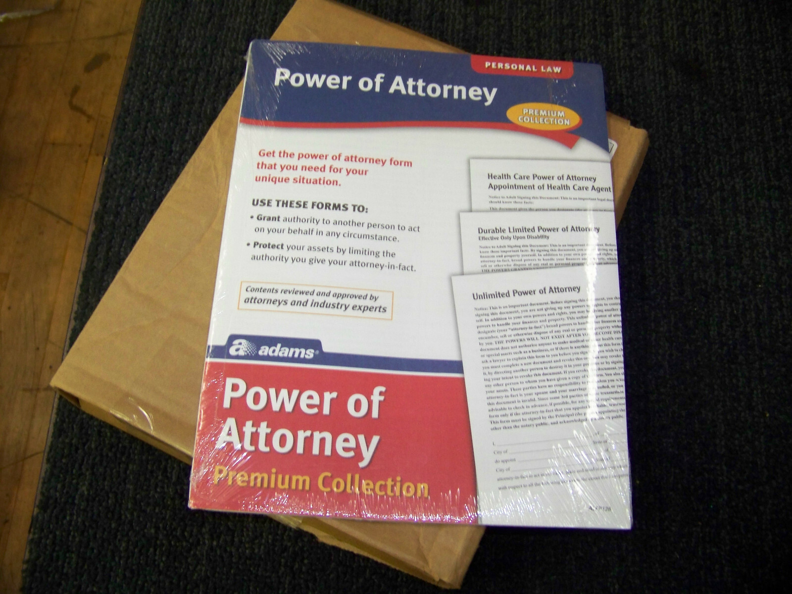 Adams Power of Attorney Forms Pack Includes Forms and Instructions 5 ea ...