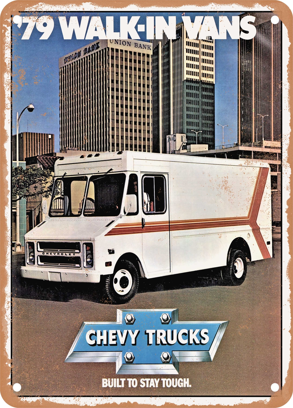 METAL SIGN - 1979 Chevy Walk-in Vans Vintage Ad | eBay