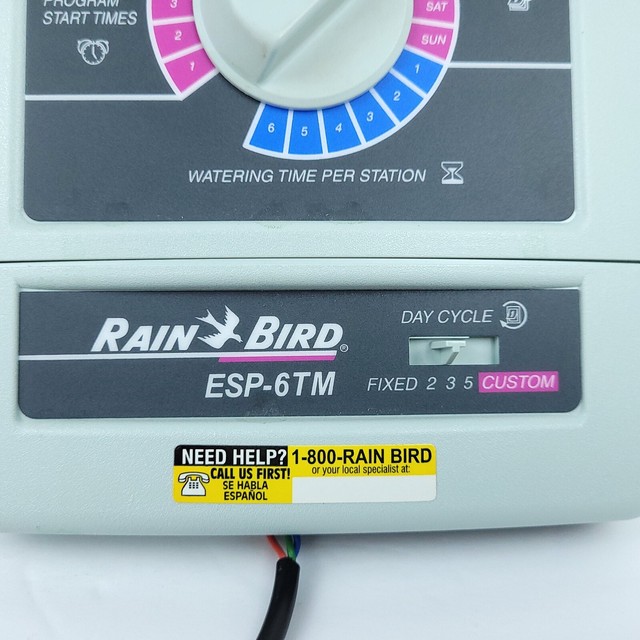 8 Zone Rain Bird Esp-6tm Irrigation Sprinkler Timer Controller for sale ...