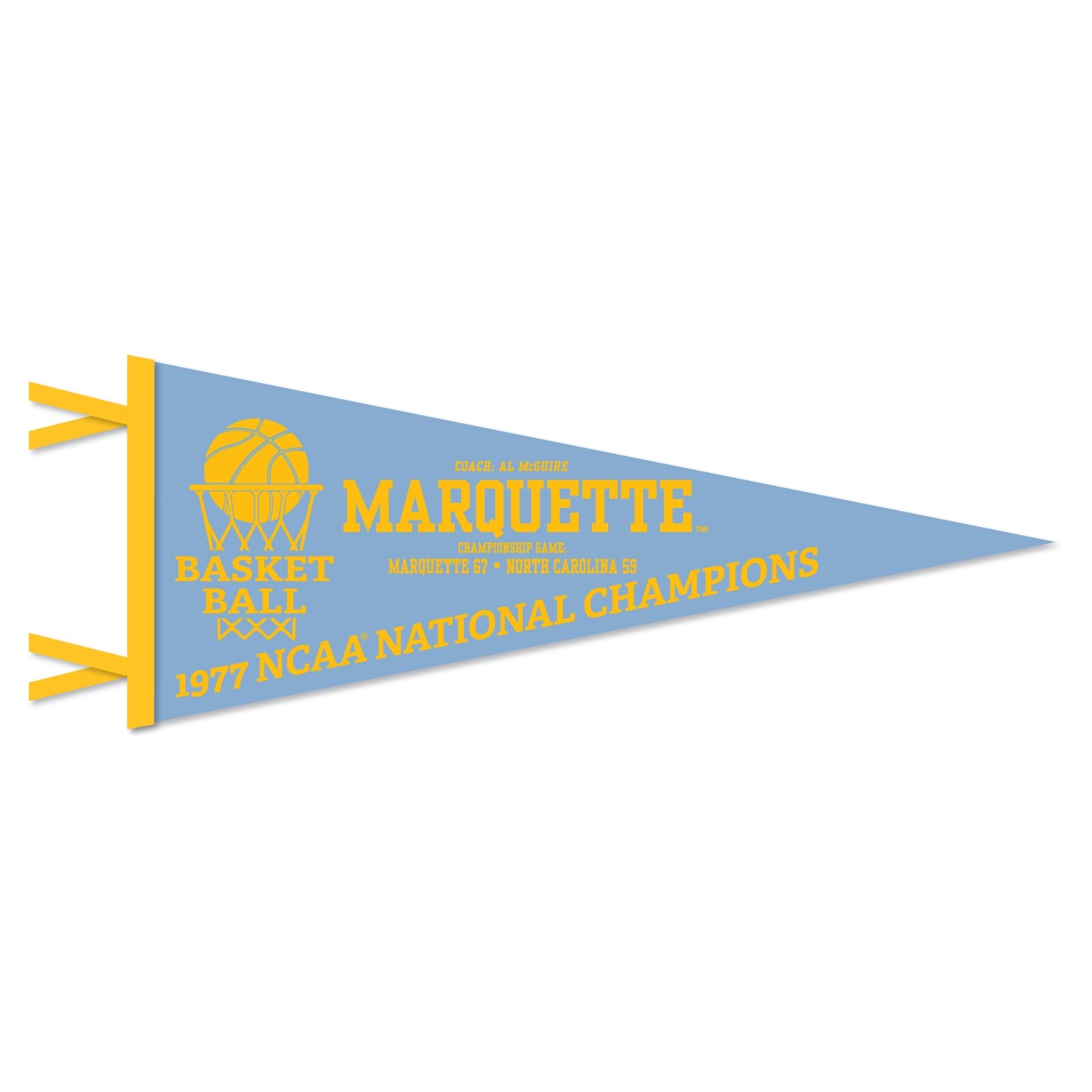 Marquette Warriors Basketball 1977 Al McGuire NCAA National ...