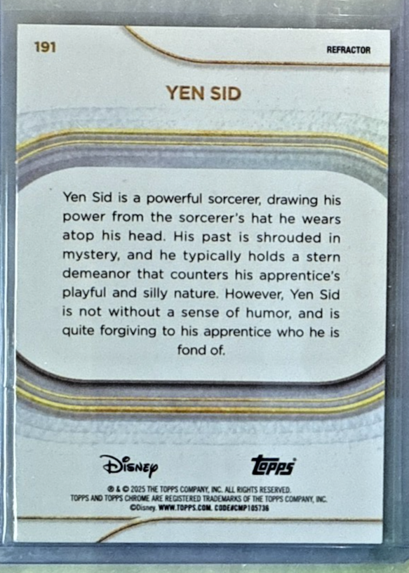 Frozone 2025 Topps Chrome Disney- Disney Icons Insert Card-#DI-6 The ...