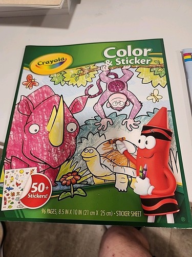 Crayola Color And Sticker Book | eBay
