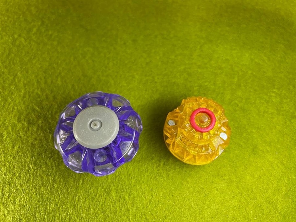 Purple/orange plastic top BEYBRADE Beyblade driver | eBay UK