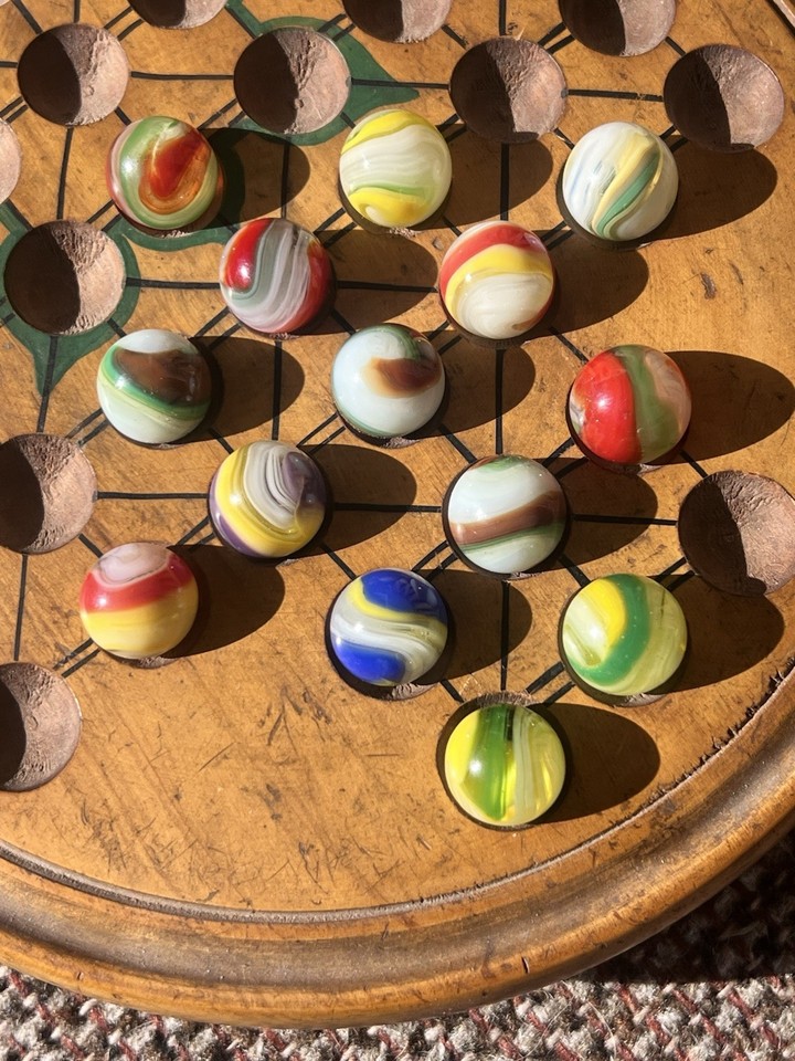 14 Akro Agate Popeye Marbles 5/8-21/32” NM+ To Mint | eBay