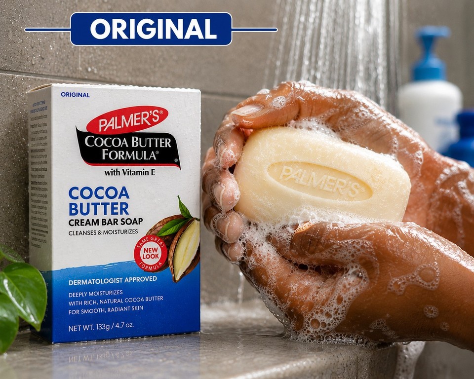 2 Pack Palmer's Cocoa Butter Formula Cream Bar Soap with Vitamin E 4.7 ...