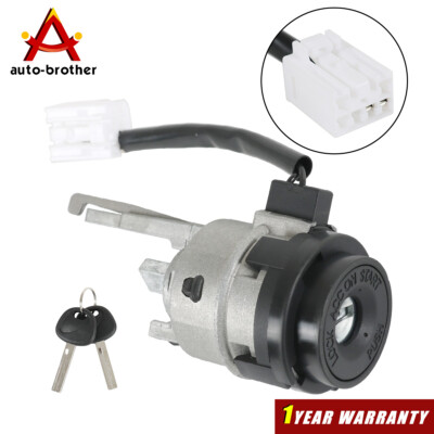 Ignition Lock Cylinder & 2 Keys 81900-1RJ00 For Hyundai Accent 2012 ...