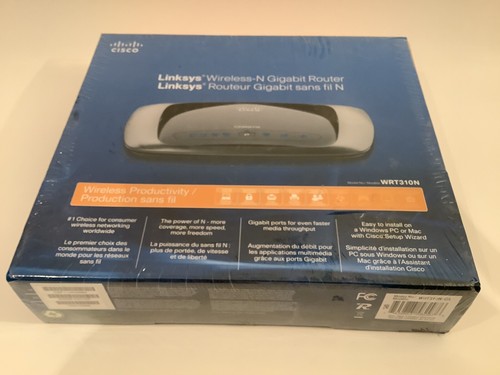 CISCO LINKSYS WRT310N WIRELESS-N GIGABIT ROUTER - NEW & SEALED - | eBay