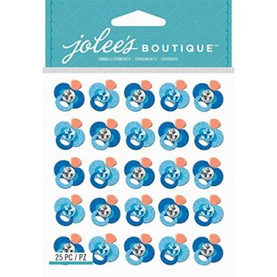Jolees Baby Boy Pacifiers Blue 3d Stickers | eBay