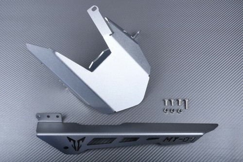 Titanium Alu Rear Fender Mudguard + Chain Guard YAMAHA XSR 700 XSR-700 ...