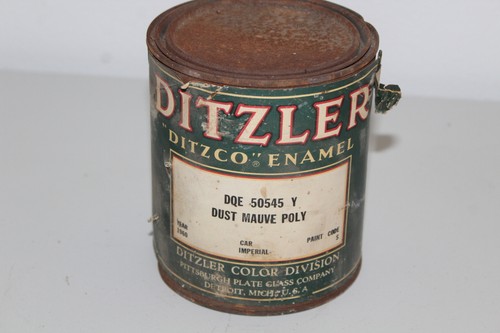 Ditzler PPG Ditzco Paint Quart DQE 50545Y Dust Mauve Poly 1960 Imperial ...