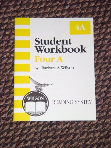 Wilson Reading System, Student Workbook, Four A 9781567780857| eBay