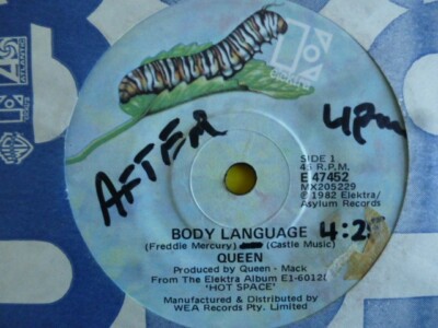 *QUEEN "Body language / Life is real" 7" Vinyl Record 45rpm | eBay ...