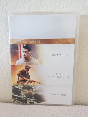 The Marine/The Thin Red Line/Tigerland (DVD, 2010, 3-Disc Set, Fox 75th ...