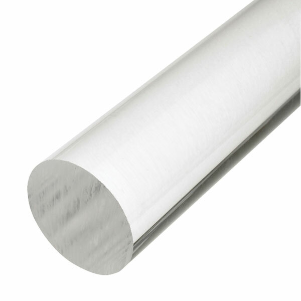 Clear Acrylic Perspex® Rod 2mm - 50mm Lengths Round Solid Bar 100mm ...