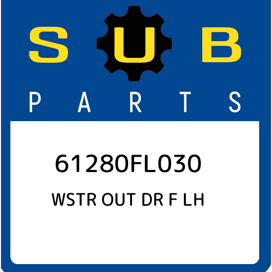 Subaru 61280FL030 | Weather Strip out Dr F LH for sale online | eBay
