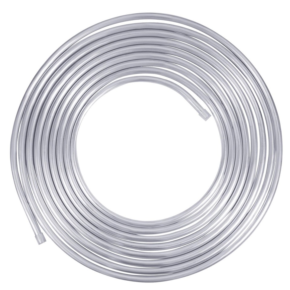 1/2" OD Aluminum Coiled Fuel Line Tubing - 10FT Hard Tube for ...