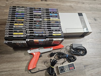 Huge NES Lot Console/ 49 games and accessories ***READ*** | eBay
