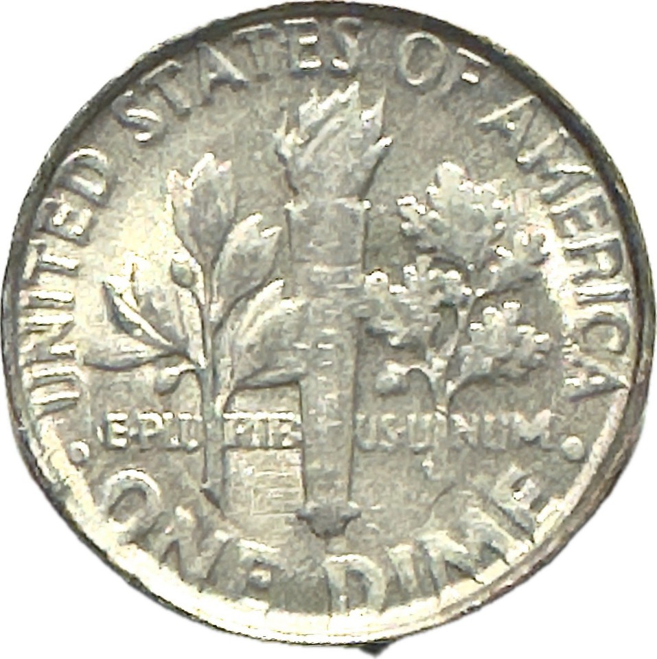 1978 D Roosevelt Dime Error Raised Rim Flat Smith Edge | eBay