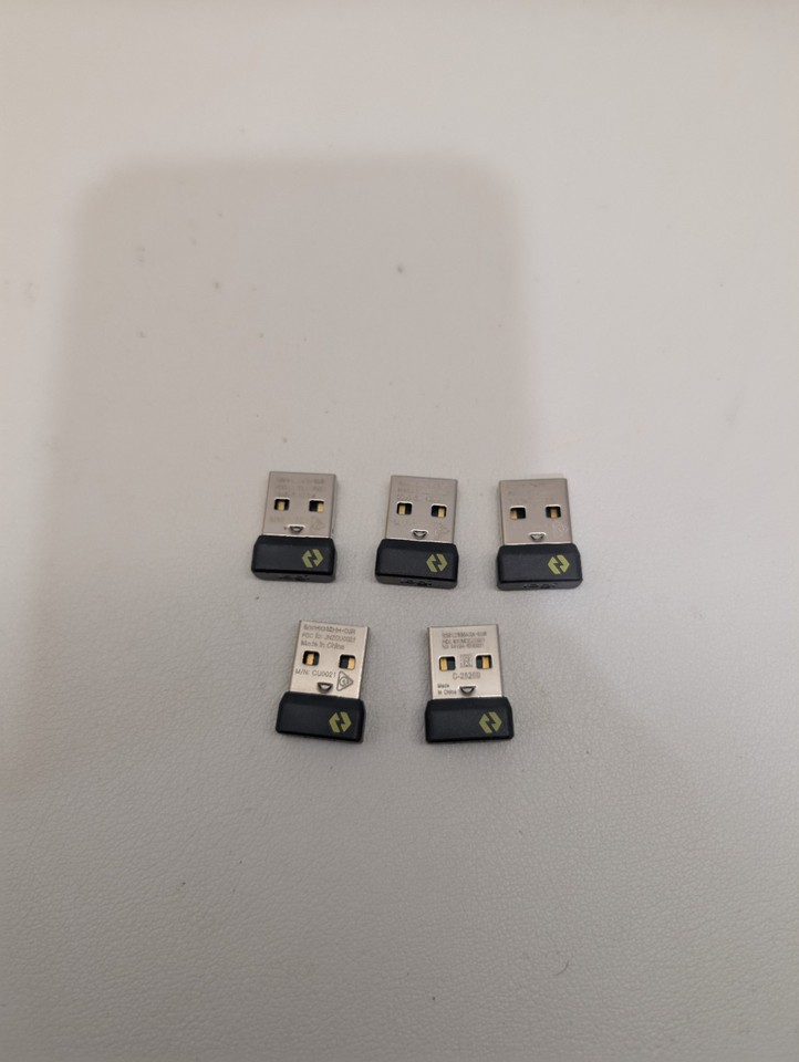 5 New Logitech Bolt USB Wireless Receiver Logi Keyboard Mouse C-25269 ...