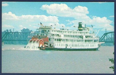 SS DELTA QUEEN Passing Through the Drawbridge at Sabula, Iowa | eBay