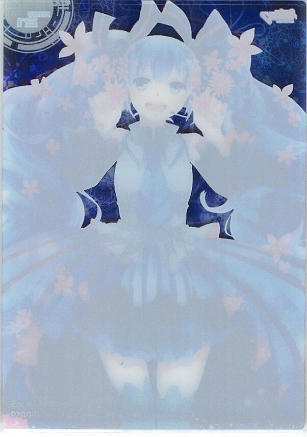 Vocaloid Hatsune Miku Trading Card Clear Card Collection MIKU 21 HOLO ...