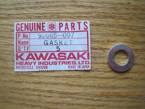 NOS Kawasaki KZ200 KZ440 KZ1000 Drain Plug Gasket 92065-097 1005 | eBay