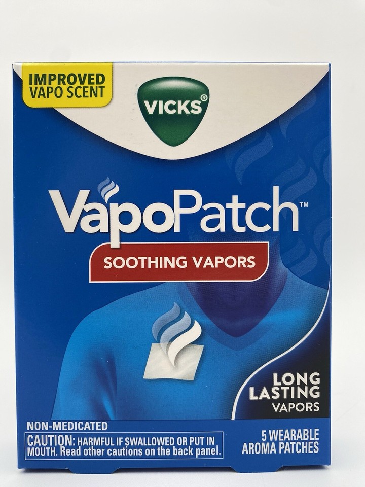 Vicks VapoPatch, Soothing Vapors, Non-Medicated, 5 Aroma Patches Lot Of ...