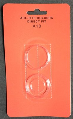 (2) 18mm DIRECT FIT AIR-TITE COIN HOLDERS | eBay
