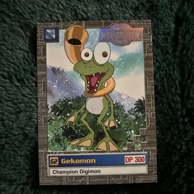 Gekomon #62 - 7 of 32 - Animated Series 2 Digimon - Nonholo | eBay