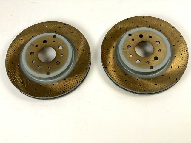 Maserati Granturismo Rear Brake Rotor Cross Drilled P/n 228411 for sale ...