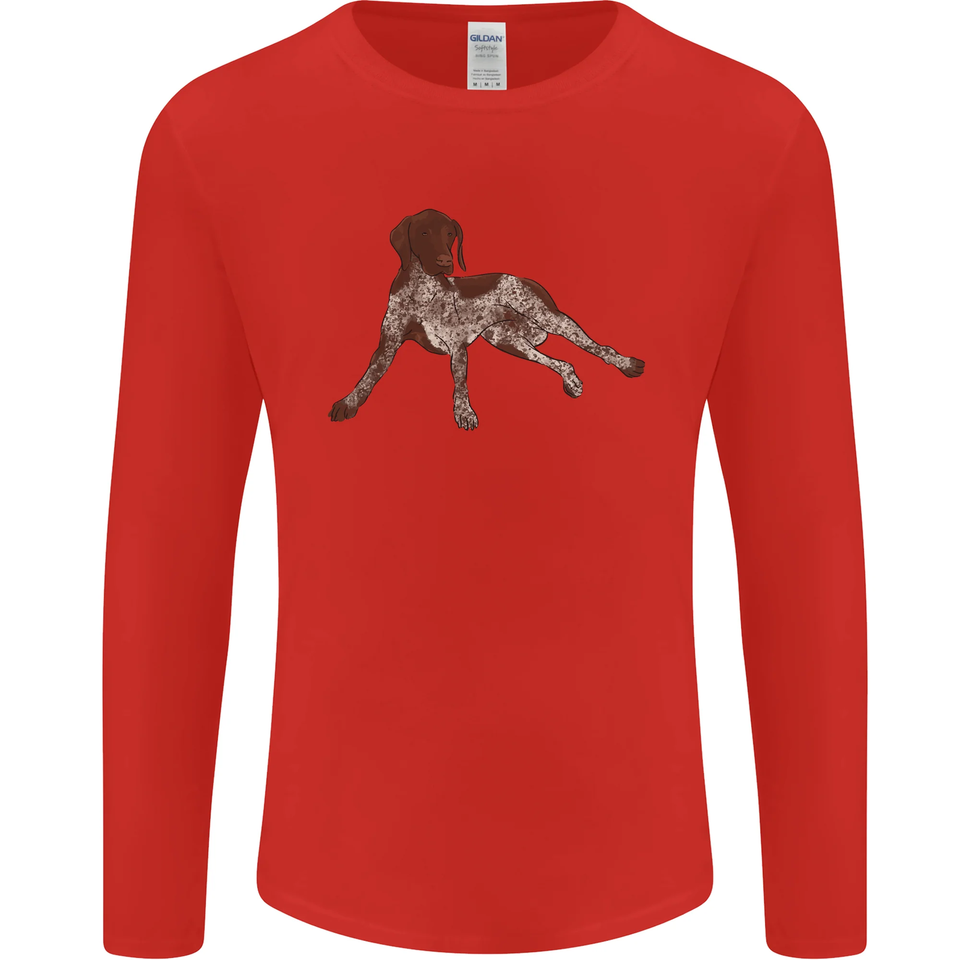 German Shorthaired Pointer Dog Mens Long Sleeve T-Shirt | eBay UK